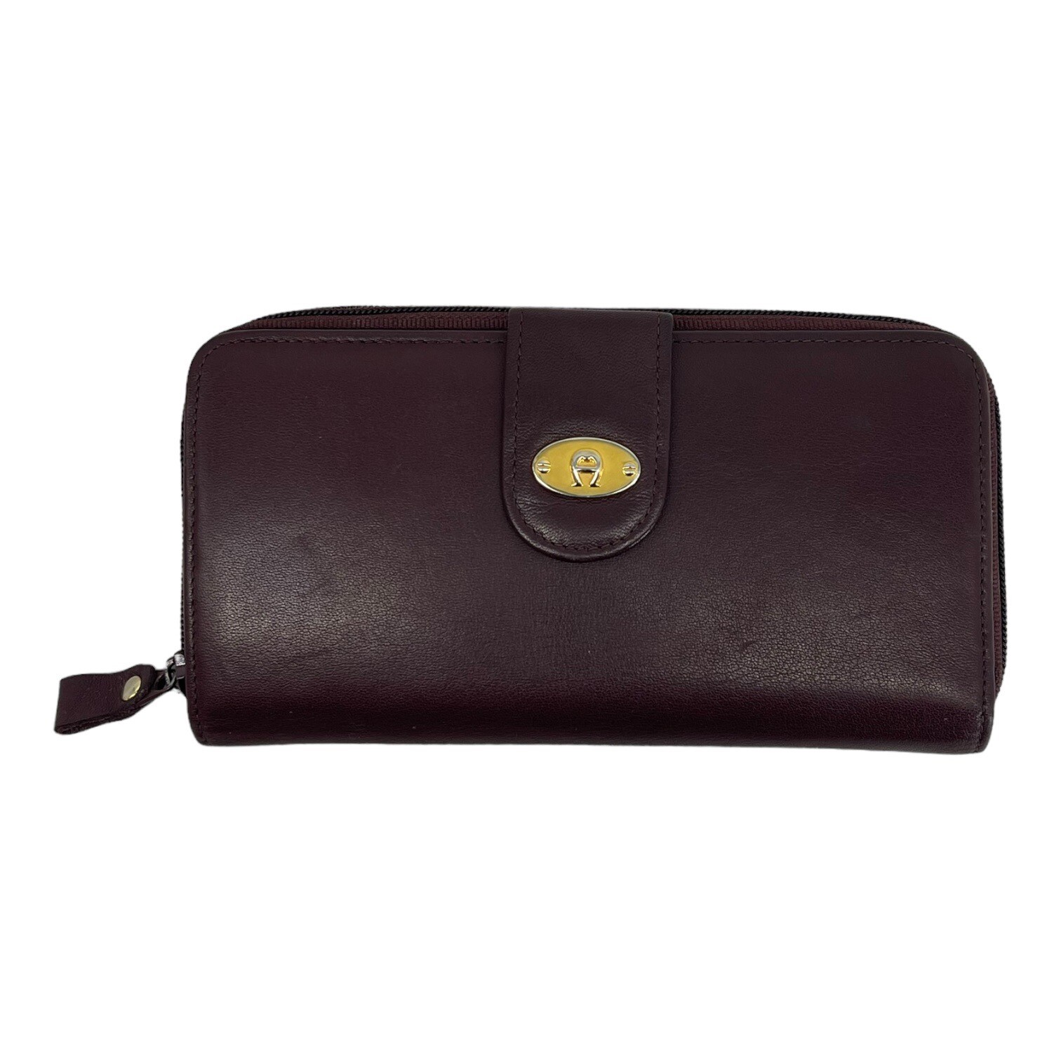 Vintage 80s 90s ETIENNE AIGNER Large Leather Full Sized Wallet ...