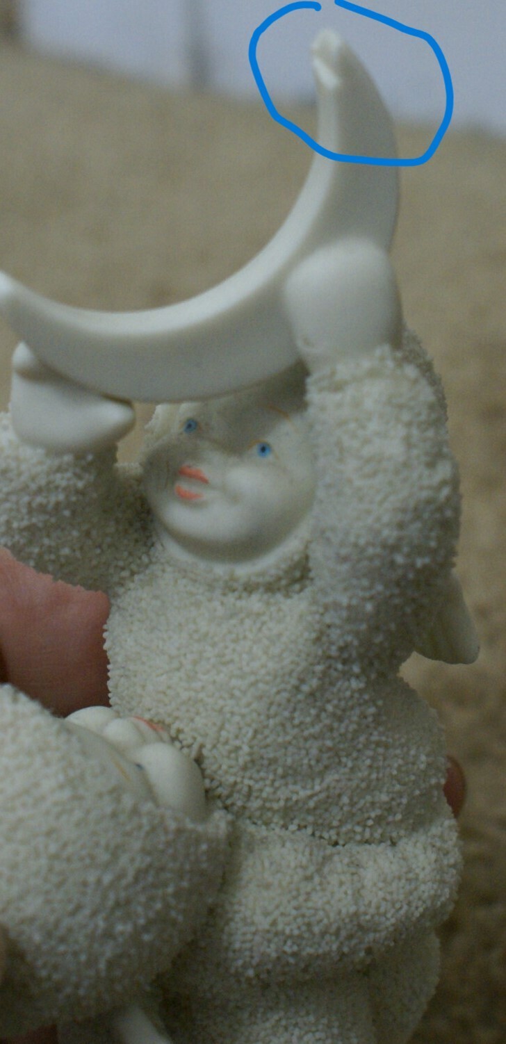 Dept 56 Reach For The Moon Snowbabies Angels Porcelain Collectible ...