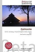 Qahtanite von Lambert M. Surhone Miriam T. Timpledon Susan F. Marseken ...