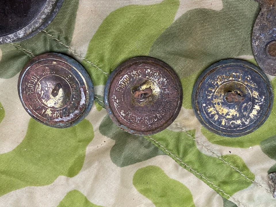 US WWII RELICS Lot Battle Of The Bulge WW2 Artifacts Rare! Combat Belt ...