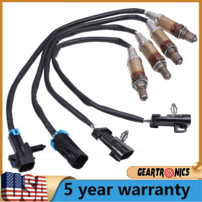 4PCS Upstream Downstream O2 Oxygen Sensor For Chevy Silverado GMC 1500 ...
