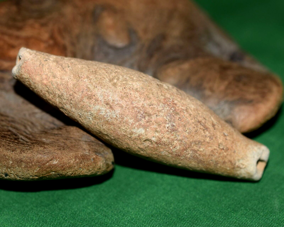 Ancient African Djenne Terracotta Clay Trade Bead Excavated Mali, West ...