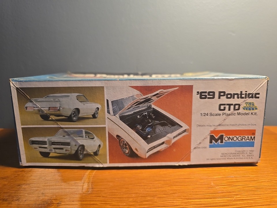 Monogram 1969 Pontiac GTO 2 Door Hardtop The Judge Model Kit - Made In ...
