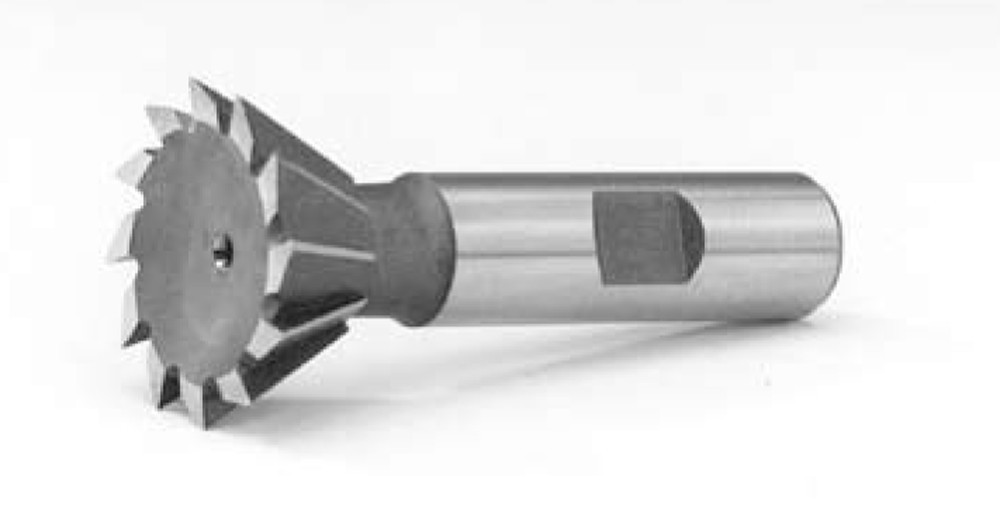 3/8" Diameter 45°Included Angle High Speed Steel Dovetail Cutter Moon ...