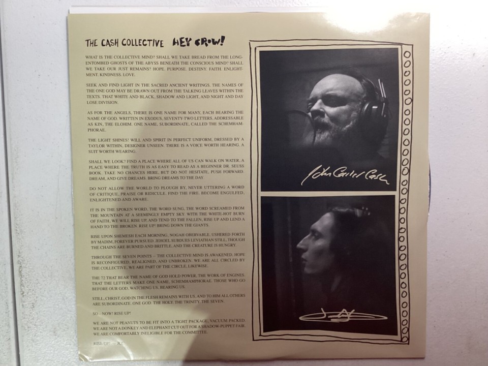 The Cash Collective Hey Crow LP 2020 Avondale Records John Carter Cash ...