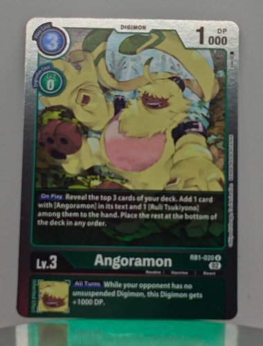 Angoramon - Resurgence Booster - RB1-020 - Digimon | eBay