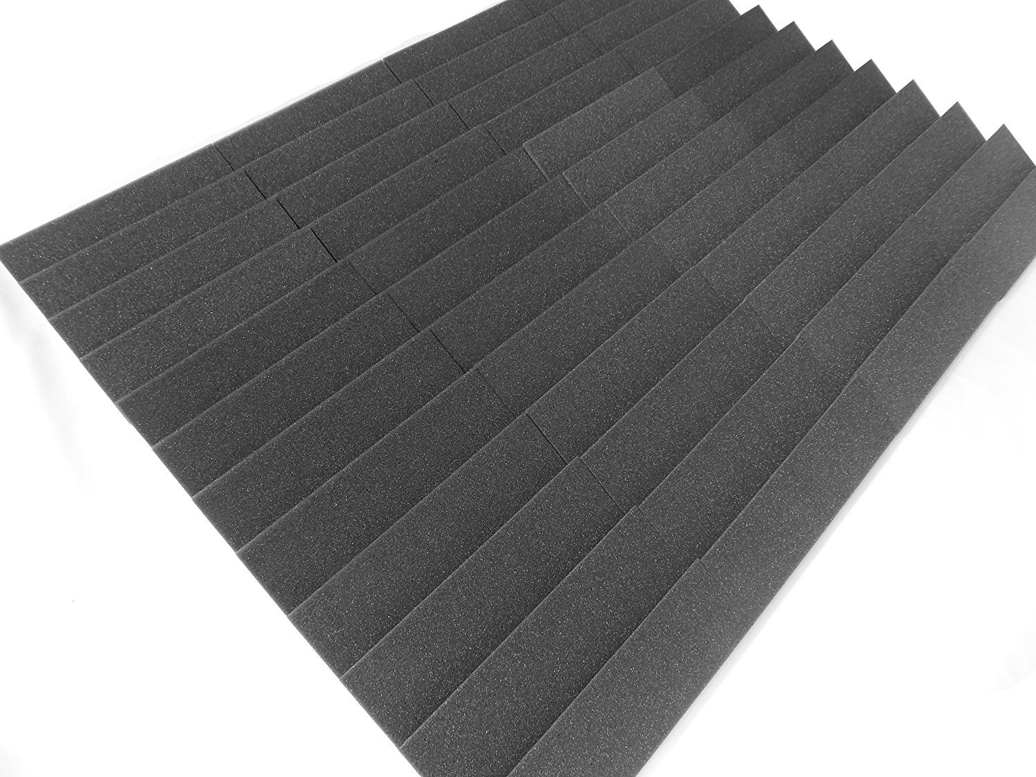 12 PACK Delta Acoustic Wedge Studio Soundproofing Foam Wall Tiles 12 x ...