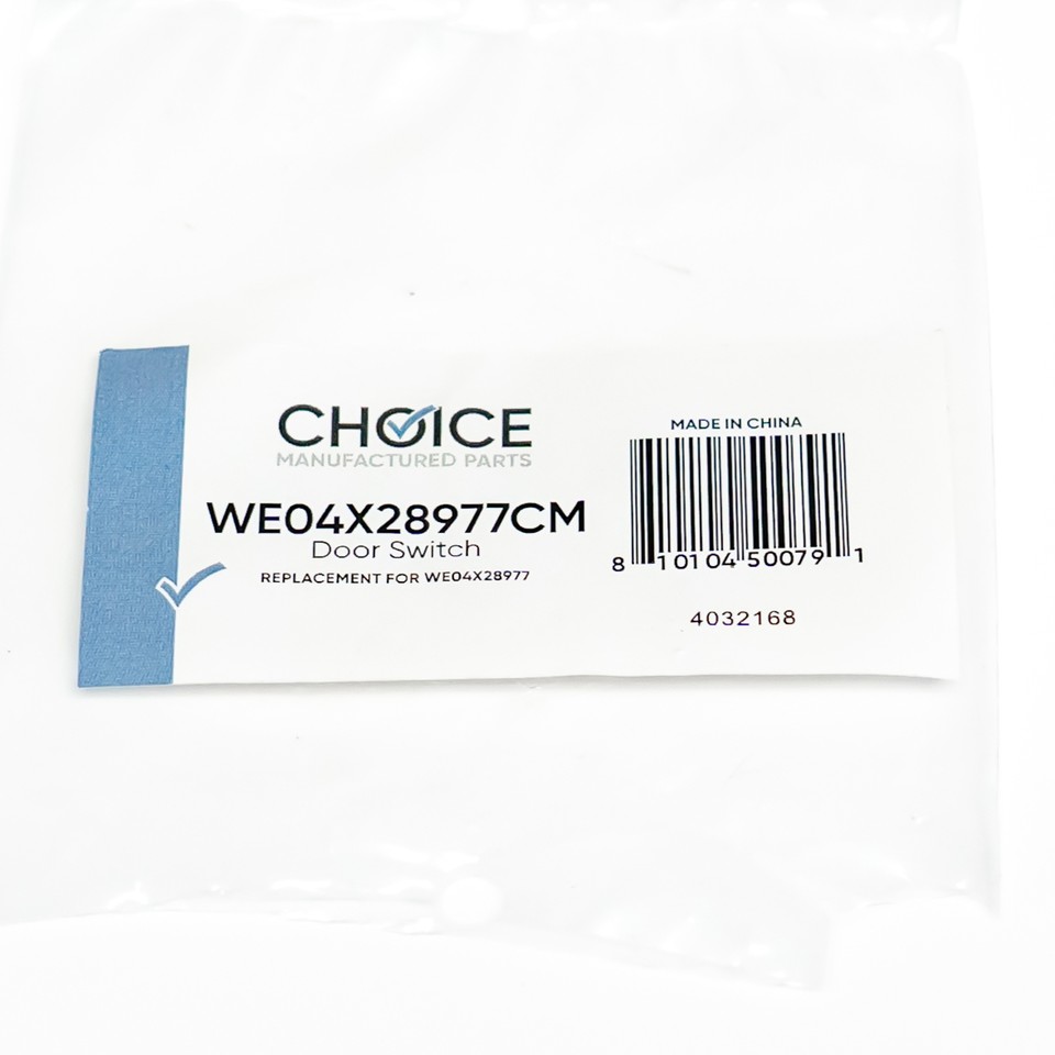 Choice Manufactured WE04X28977 Dryer Door Switch for GE | eBay