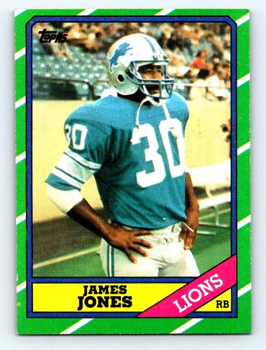 1986 Topps #245a James Jones | eBay