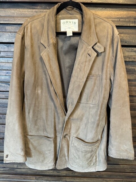 Vintage Orvis Bandera Leather Jacket Mens 42 Brown Hu… - Gem