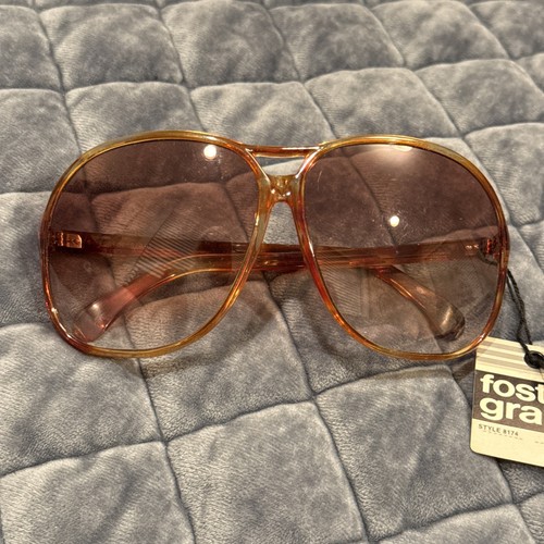FOSTER GRANT Vintage 1970’s Oversized Aviator Sunglasses NWT! | eBay