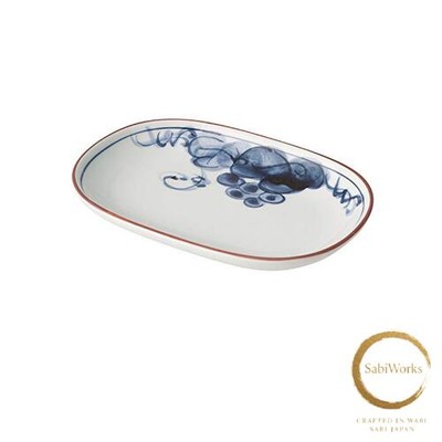 New Hasami Ware 17864 Coy-Circle Plate Grape | eBay