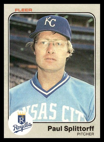 1983 Fleer - #124 Paul Splittorff for sale online | eBay