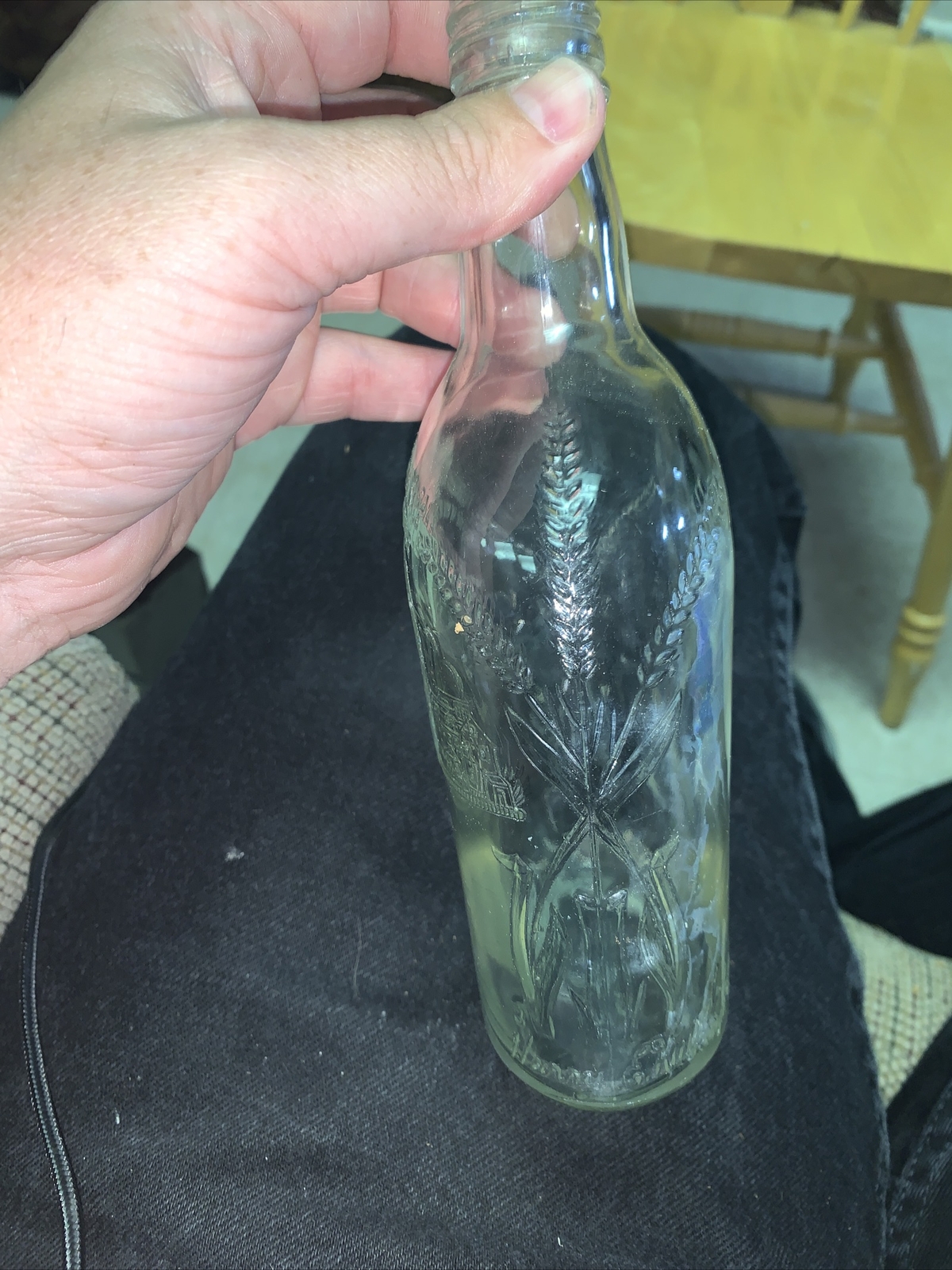 Vintage 1930's Harry Wilken & Family Distillery Embossed Empty Whiskey ...