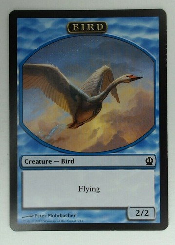 MTG Singles - Bird Token (Blue 2/2 for Swan Song) THS 4/11 - Theros ...