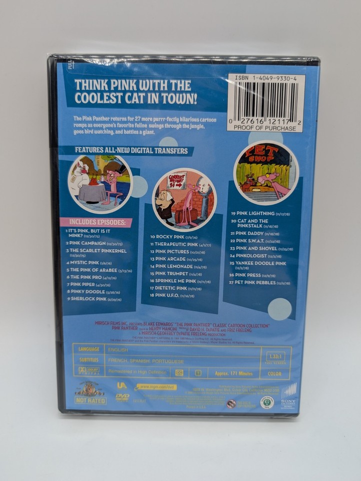 Pink Panther Classic Cartoon Collection Vol. 4: Swingin in the Pink DVD ...