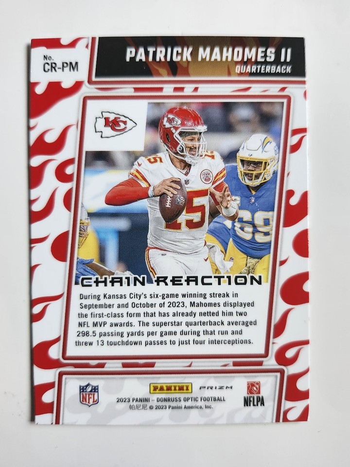 2023 Donruss Optic - Patrick Mahomes Chain Reaction | eBay