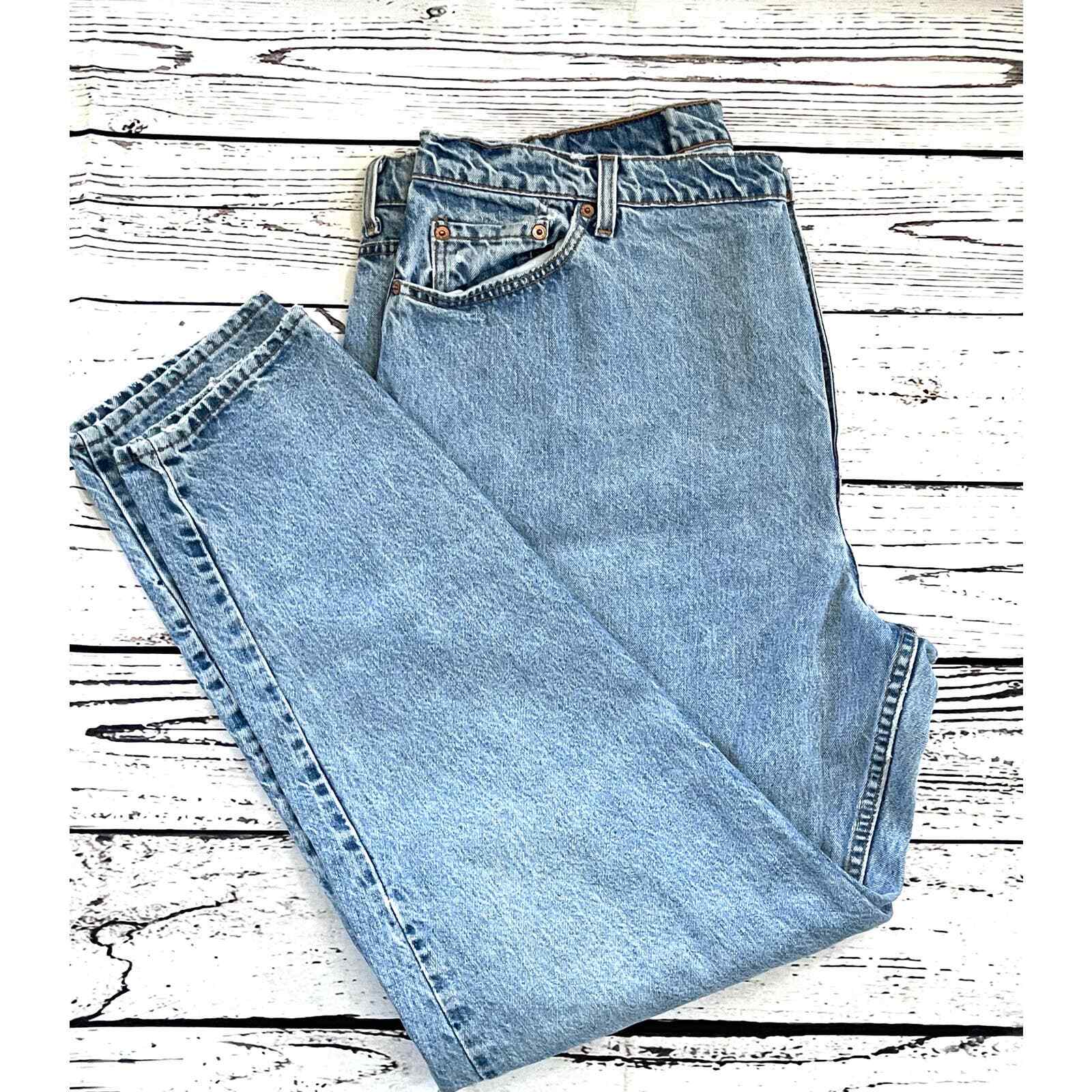 Original Levi's 522 Slim Fit Tapered Leg Blue Jeans 2… - Gem