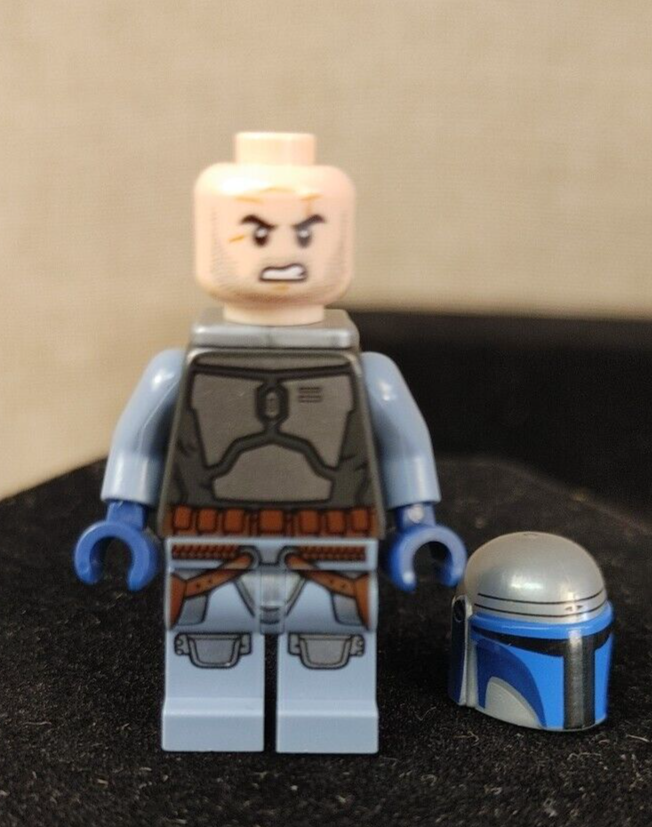 RARE Official Lego Star Wars Jango Fett Angry Face Minifigure from set ...