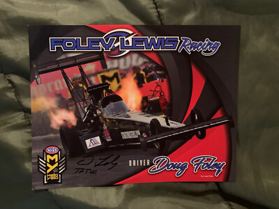 Doug Foley Signed Promo Card Nhra Drag Racing Autographed 2020 | eBay
