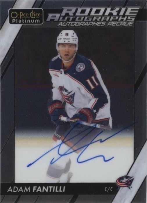 2023-24 O-Pee-Chee Platinum - Rookie Autographs Adam Fantilli #R-AF (AU ...