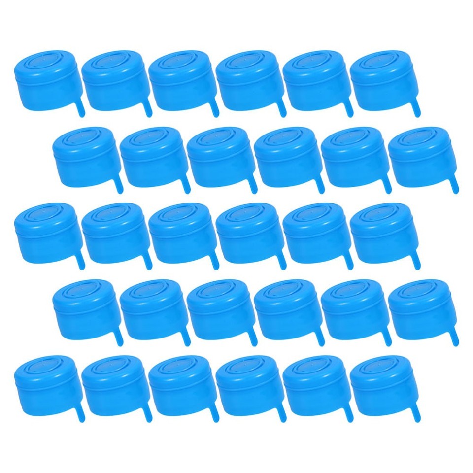 30pcs Non Spill Caps: Reusable Gallon Water Bottle Caps Replacement ...