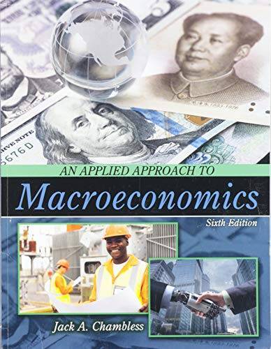 An Applied Approach to Macroeconomics - Misc Supplies - VERY GOOD ...