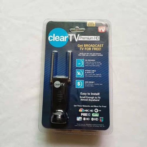 Clear TV Premium Mini 4K Ultra HD TV Antenna As Seen On TV Free ...