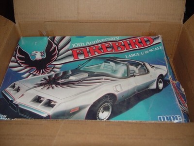 Vintage MPC 1979 10th Anniversary Pontiac Firebird Model Kit 1/16 | eBay