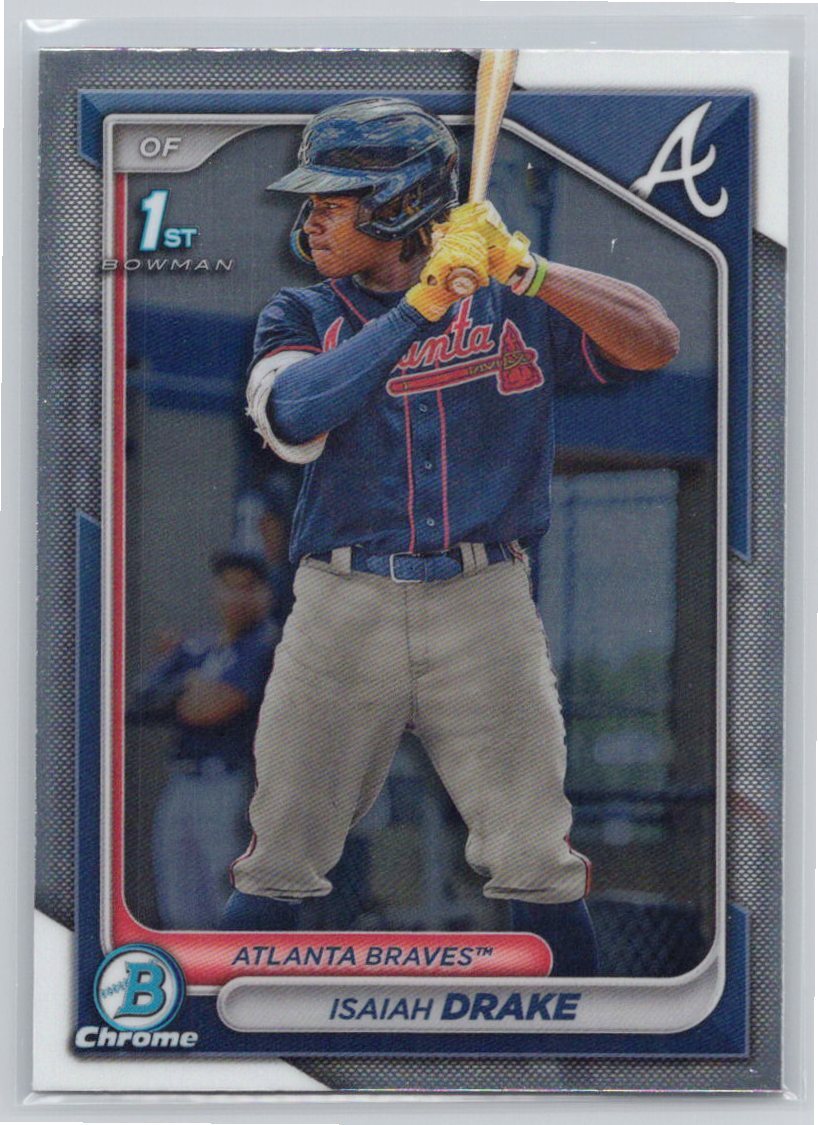 2024 Bowman #BCP-21 Isaiah Drake Chrome Prospects Atlanta Braves 1st | eBay