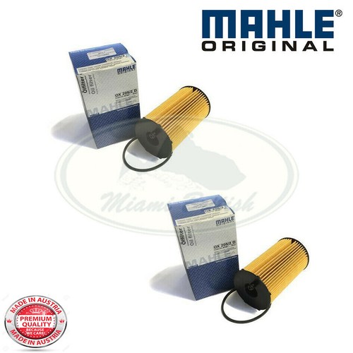 LAND ROVER OIL FILTER SET x2 LR3 LR4 RANGE SPORT 06-09 DIESEL 1311289 ...