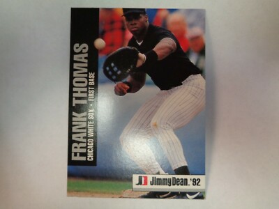 1992 Jimmy Dean Frank Thomas Card #4 of 18 | eBay