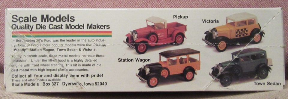 NIB JLC Scale Models Quality Die Cast Model Maker Ford Model A Victoria ...