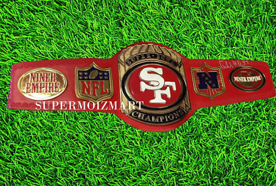 San Francisco SF 49ers Super bowl Championship Belt Football NFL 2mm ...