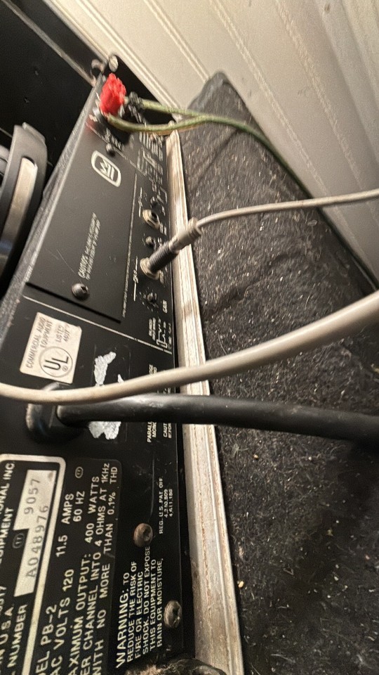 Bass Half Cab Set Up For Bass Guitar Rack Power. | eBay