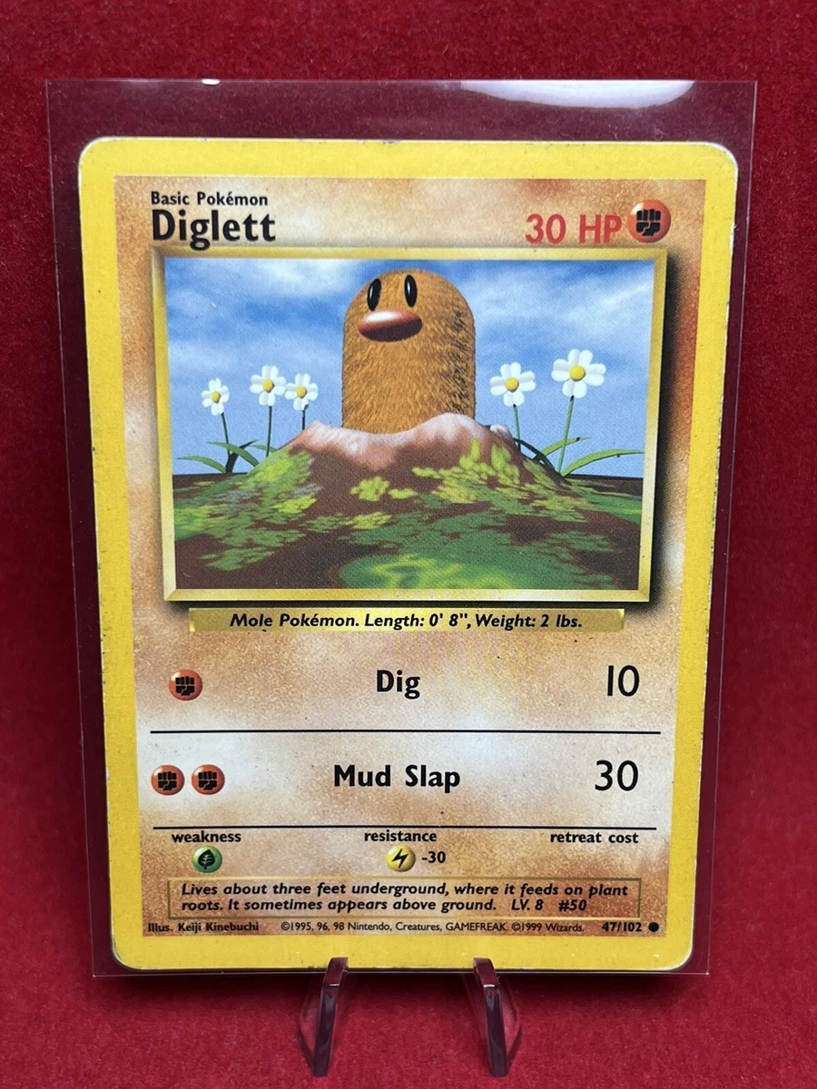 Pokemon Diglett Card