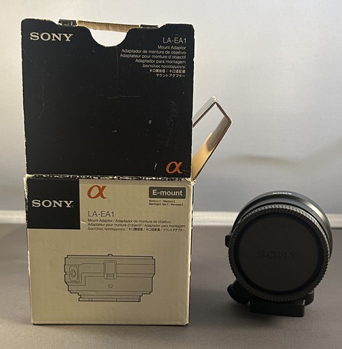 SONY LA-EA1 Mount Adapter E-Mount with box as shown Made in Japan | eBay