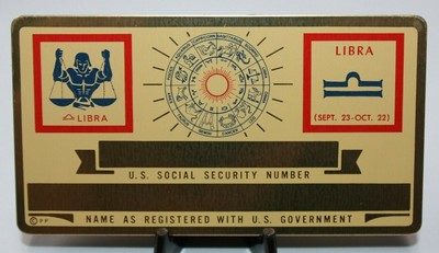 Engraving - Metal Social Security Card