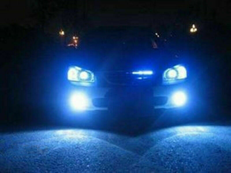 For Chevy C/K 2500 3500 Ice Blue LED Headlight High / Low Beam Bulbs ...