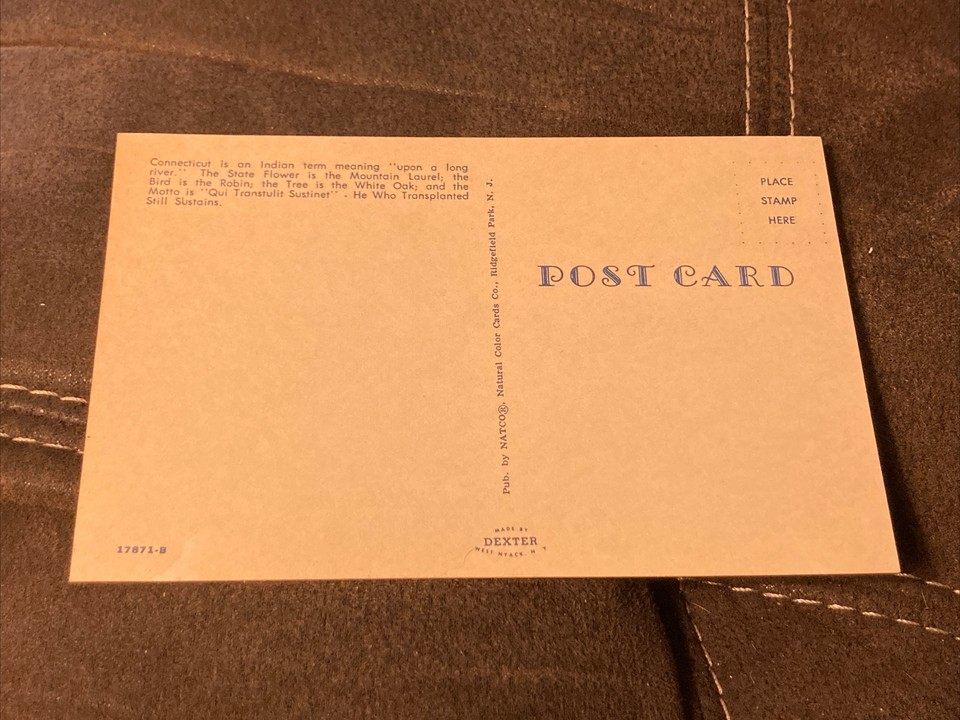 Connecticut - Nutmeg State - Map | eBay