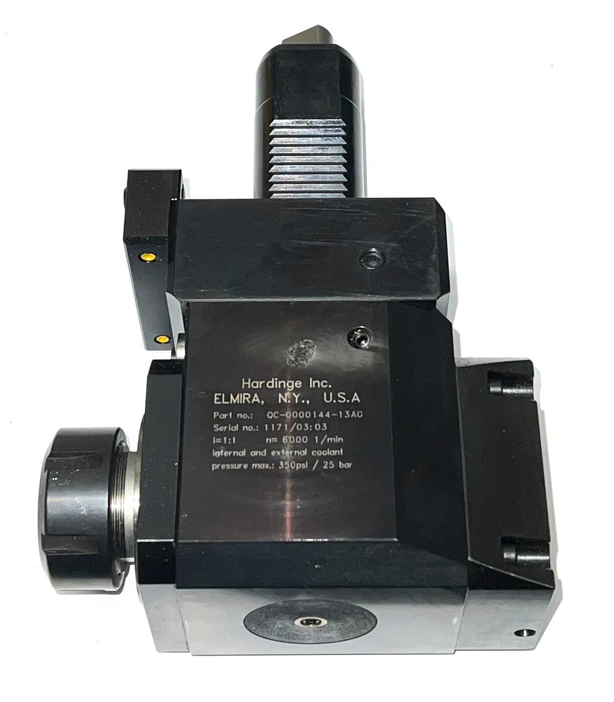 NEW HARDINGE QC-0000144-13AG VDI 40 RADIAL DRIVEN LIVE TOOL HOLDER ER32 ...