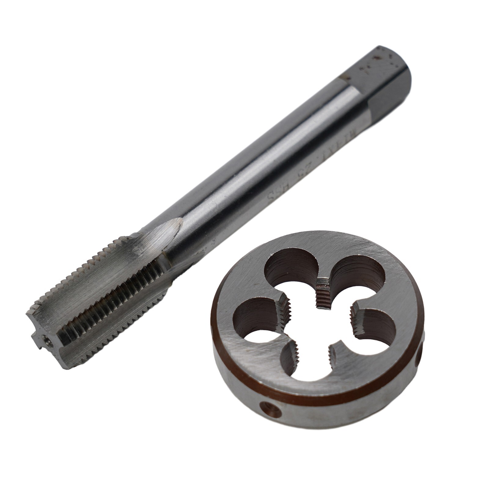 Essential Left Hand Tap and Die Set for Steel and Zinc Alloys M14 x 1 ...