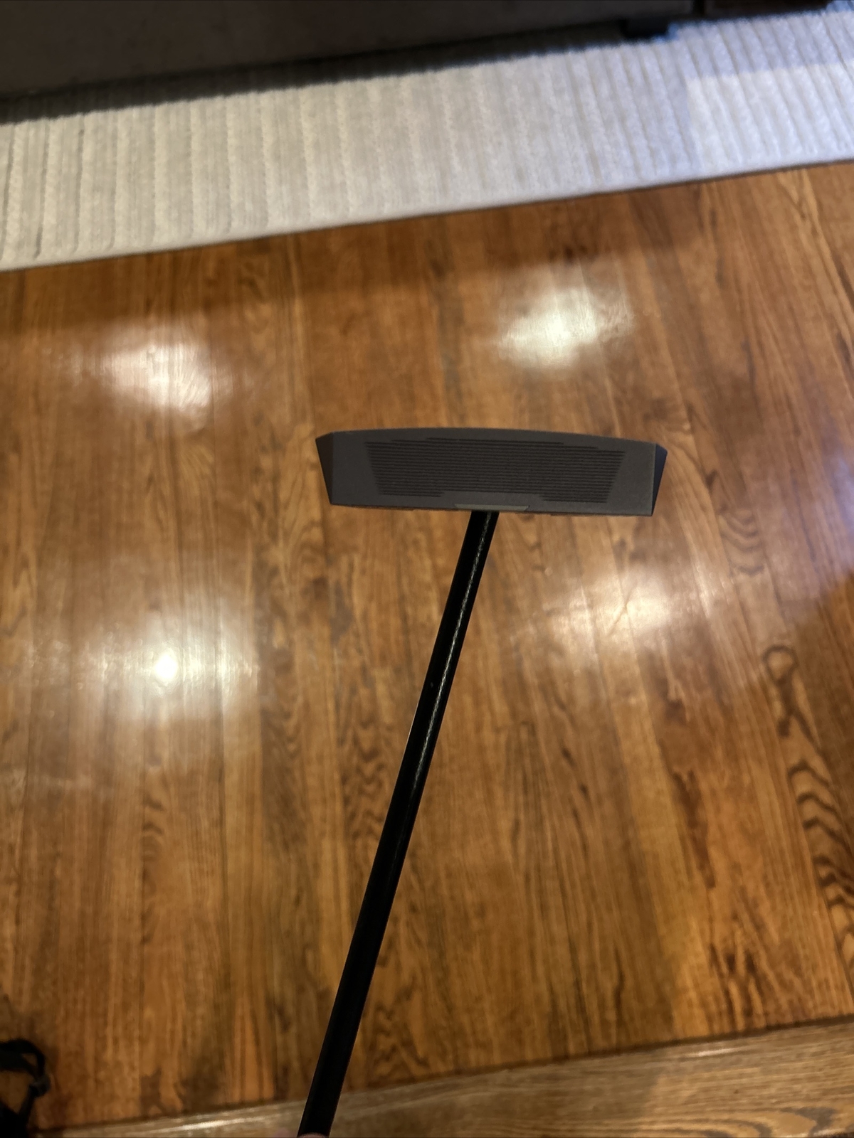 Lab Golf Mezz MAX Platinum Broomstick 46" 77* Lie Putter Accra Black ...