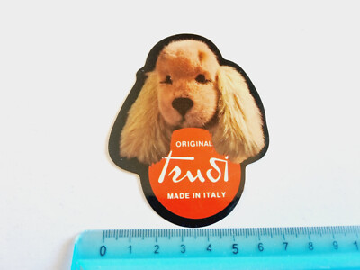 Autocollant Trudi Autocollant Timbre Autocollant Adhesive Vintage 80s ...