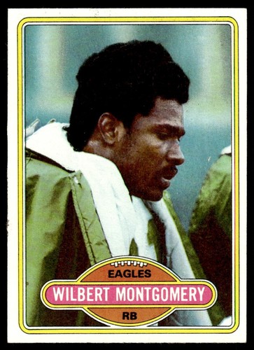 1980 Topps Football Card Wilbert Montgomery Philadelphia Eagles #440 NM ...