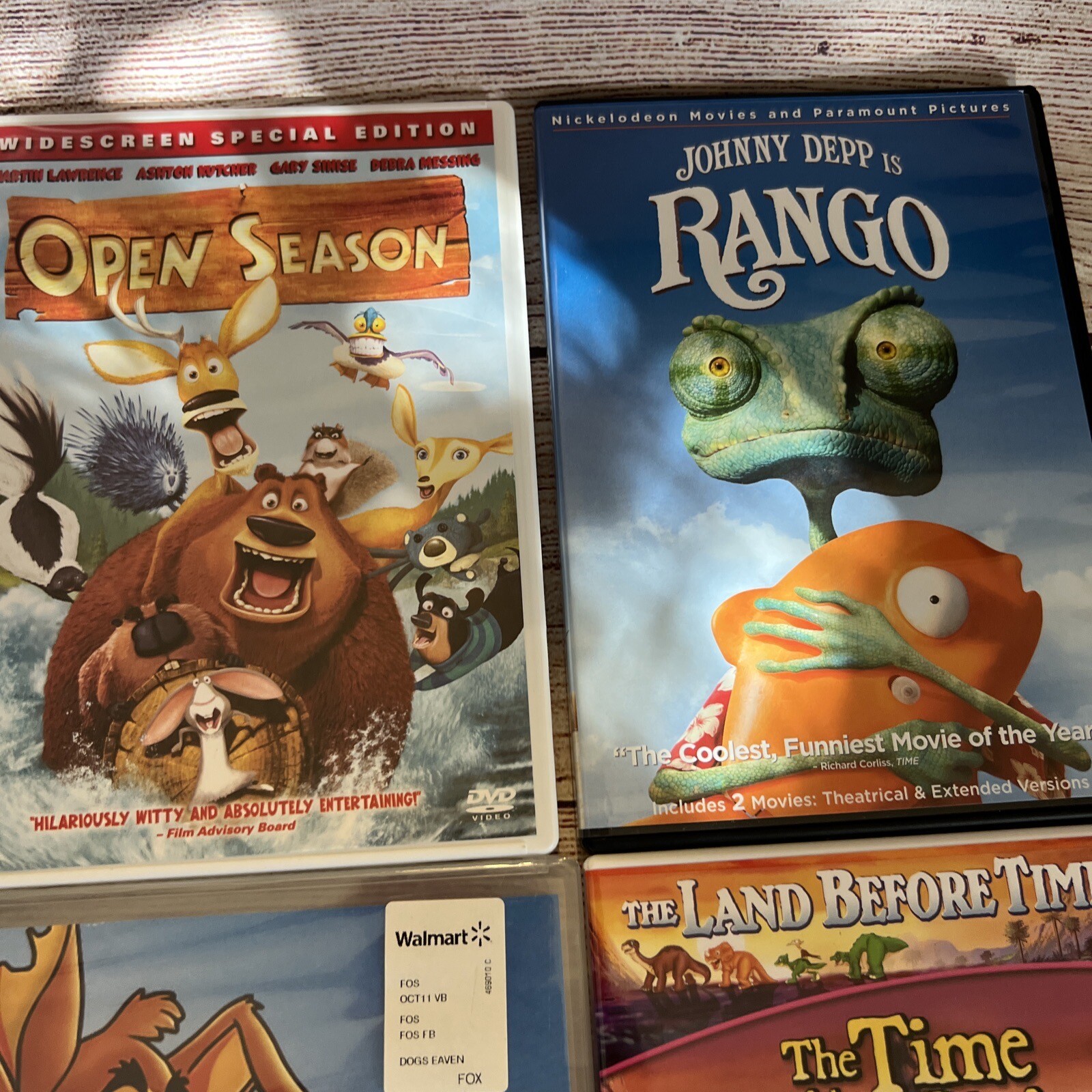 Lot 8 Children’s Movies DVDs Ice Age Happy Feet Rango Etc. | eBay