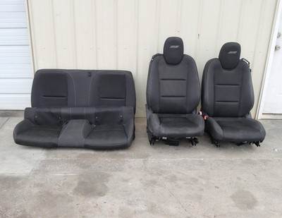 2010-2015 Chevrolet Camaro SS Coupe Cloth Seats Front & Rear *USED* | eBay