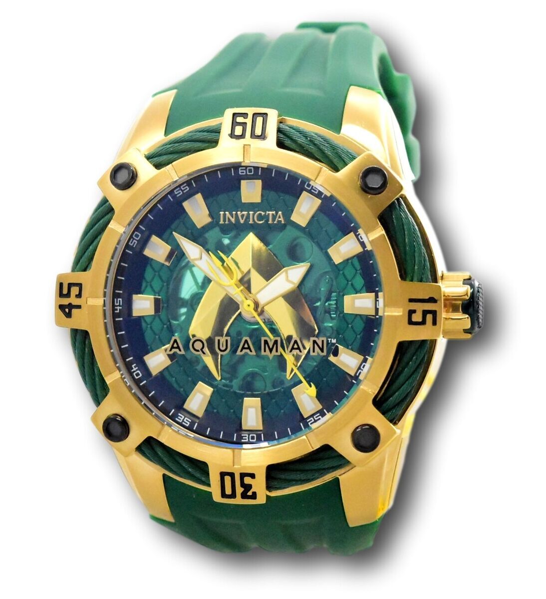 Invicta DC Comics Mechanical Hand Wind Men's 51mm Aquaman Limited Ed ...