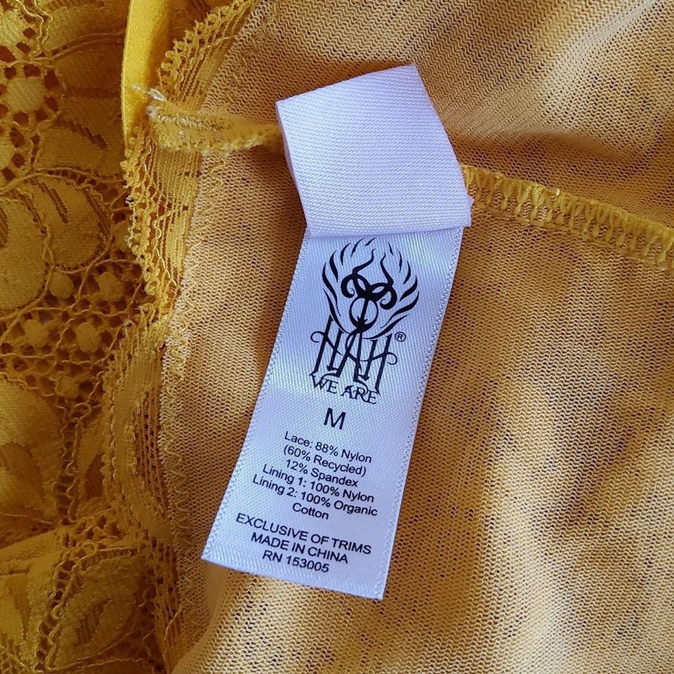 New We Hot As Hell HAH Free People Lace Sexy Bodysuit Lingerie Size M ...