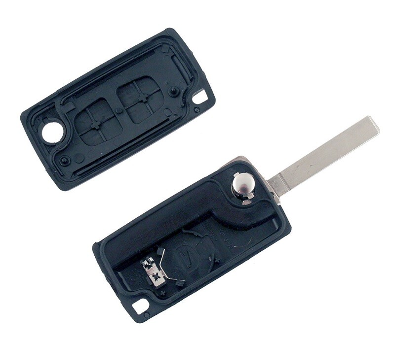 2 Button Replacement Flip Key Fob Case Shell Blade For PEUGEOT 207 307 ...